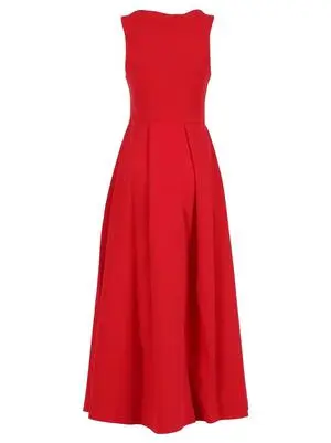 Emporio Armani Long Sleeveless Dress - Red