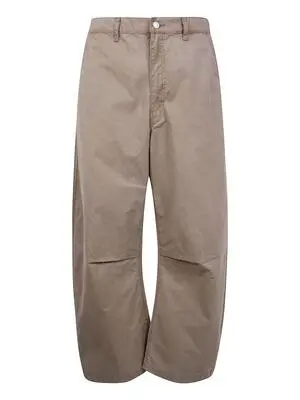 Comme Des Garçons Barrel Trousers - Beige