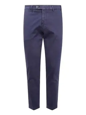 MICHAEL COAL Capri American Pocket Trousers - Blue
