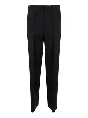 Balmain Pleated Trousers - Black