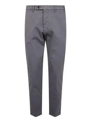 MICHAEL COAL Capri American Pocket Trousers - Gray