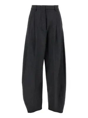 THELATEST Wool Polyester Pants - Black