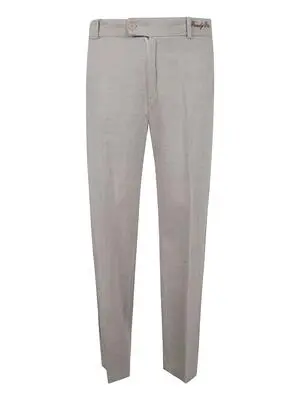 FAMILY FIRST Linen Regular Pants - White