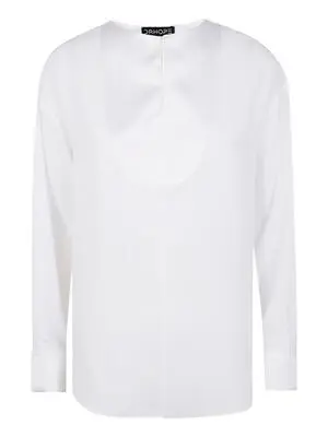 DRHOPE Dress Shirt - White