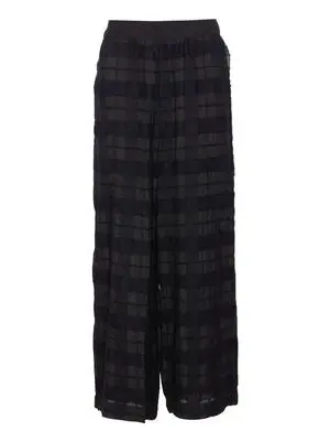 UMA WANG Nunavut Wide Leg Pants - Black