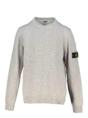 Stone Island Round Neck Sweater - Gray