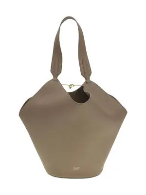 Khaite Lotus Small Tote Bag - Brown