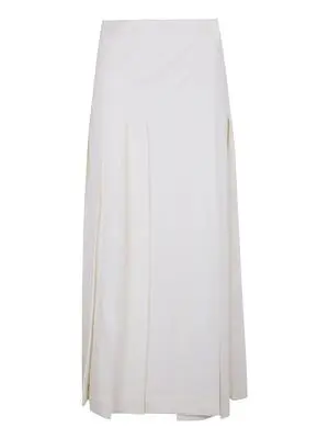 P.a.r.o.s.h Midi Skirt - White