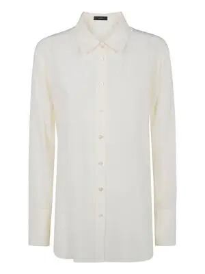 JOSEPH Silk Crepe Blouse - White