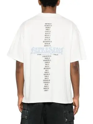 REPRESENT Golden Tour" T-shirt - White