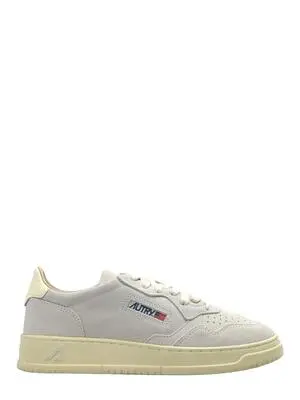 AUTRY Medalist Low Suede Sneakers - White