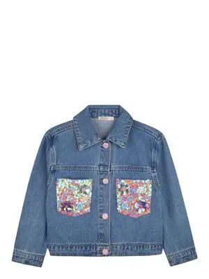 BILLIEBLUSH Denim Jacket - Blue