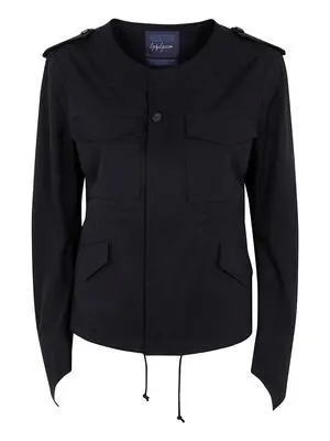 Yohji Yamamoto R-collarless M65 Y Jkt - Black