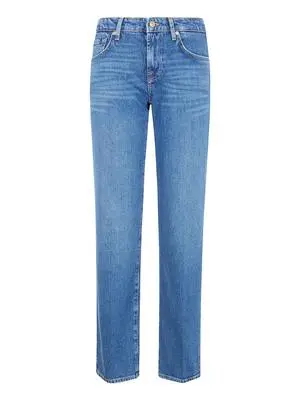 Seven For All Mankind Calie Straight Explorer Jeans - Blue