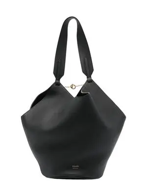 Khaite Lotus Small Tote Bag - Black