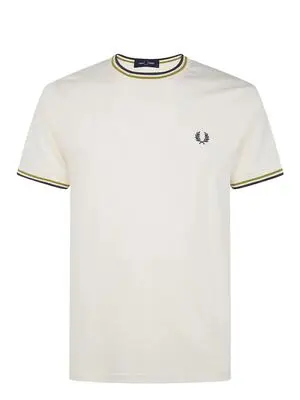 Fred Perry Twin Tipped T-shirt - Beige