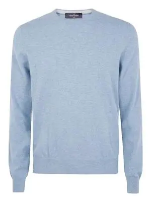 GRAN SASSO Round Neck Sweater - Blue
