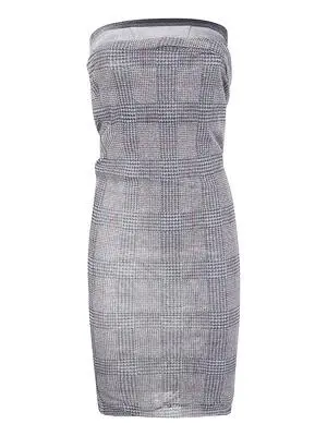 Jean Paul Gaultier Printed Mesh Skirt - Gray