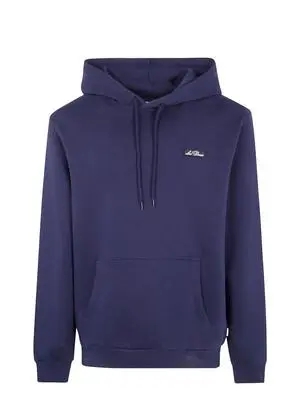 LES DEUX Patch Hoodie - Blue
