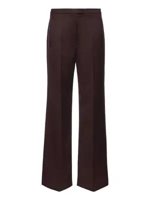 Magda Butrym Classic Wool Pants - Red