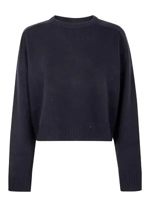 Loulou De Saison Bruzzi Lds Cropped Sweater - Black