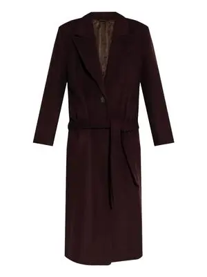 Attico Long Coat - Red