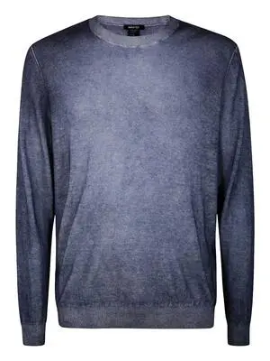 Avant Toi Ultralight Cashmere And Wool Pullover - Blue