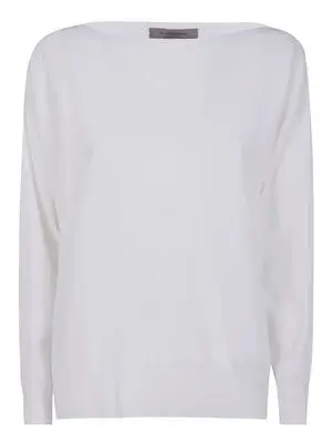 D.exterior Oversized Long Sleeve T-shirt - White