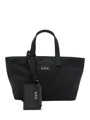 A.p.c. Le Drummer Toile Small Tote Bag - Black