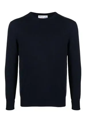 BALLANTYNE Crew Neck Pullover - Blue