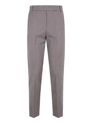 KILTIE Hugo Straight Leg Trousers - Brown
