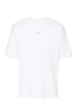 Drole De Monsieur Le T-shirt Slogan Classique' T-shirt - White