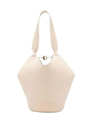 Khaite Lotus Mini Tote Bag - White