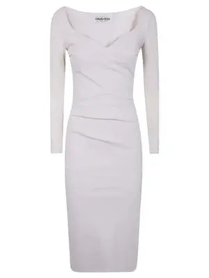 Chiara Boni La Petite Robe Luheart Dress - White