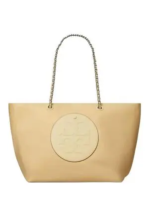 Tory Burch Ella Chain Zip Tote - Beige