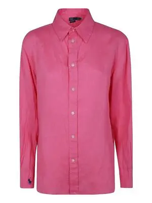 Polo Ralph Lauren Long Sleeve Button-front Shirt - Pink