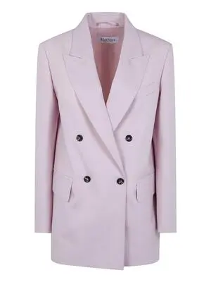 MAX MARA MXMOBROSA Double-Breasted Wool Jacket