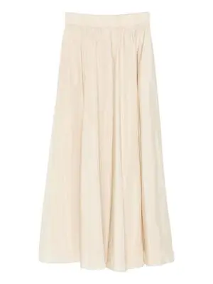 P.a.r.o.s.h Midi Skirt - Beige