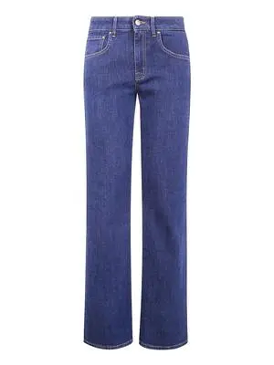 CIGALA'S Bell Bottom Trousers - Blue