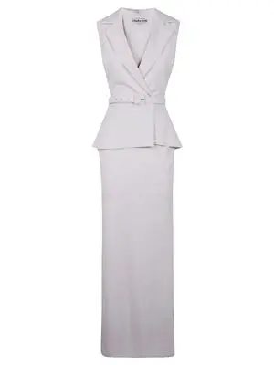 Chiara Boni La Petite Robe Thadira Jersey Maxi Dress - White