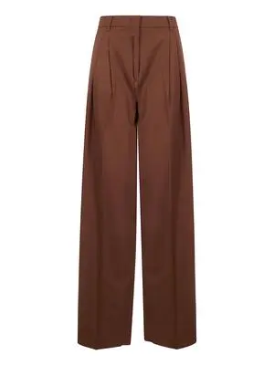 Max Mara Wide Leg Trousers - Brown