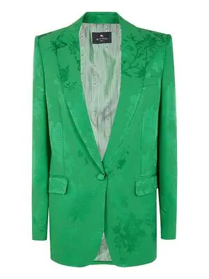 Etro Double-breasted Tailored Jacket - Green