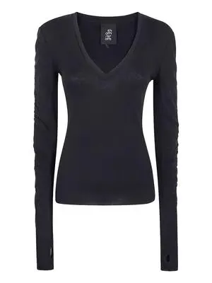 THOM KROM V-neck Sweater - Black