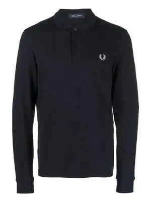 Fred Perry The Long Sleeve Fp Shirt - Blue