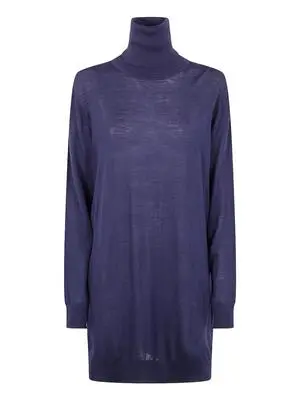 Liviana Conti Long-sleeved Sweater - Blue