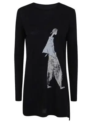 Yohji Yamamoto R-dessin D T Dress - Black