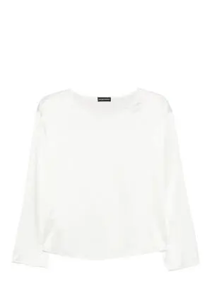 Emporio Armani Long Sleeve Nicky Shirt - White