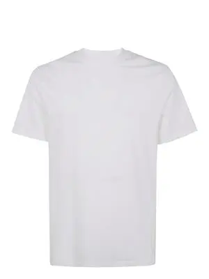 JIL SANDER Crewneck Short Sleeves Classic T-shirt - White
