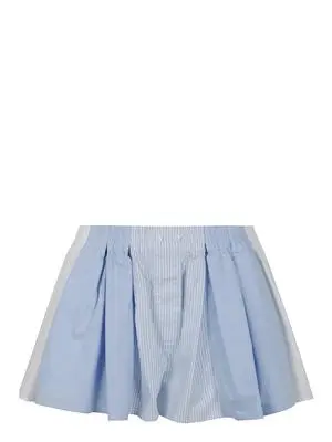 Alexander Wang Pleated Boxer Short - Blue