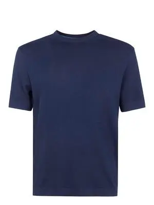 Paul Smith Integrated Rib T-shirt - Blue